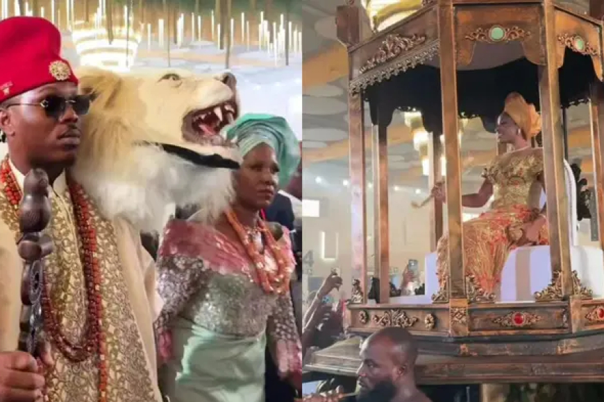 Obi Jackson’s daughter, Okonkwo’s son turn heads with dramatic wedding ...