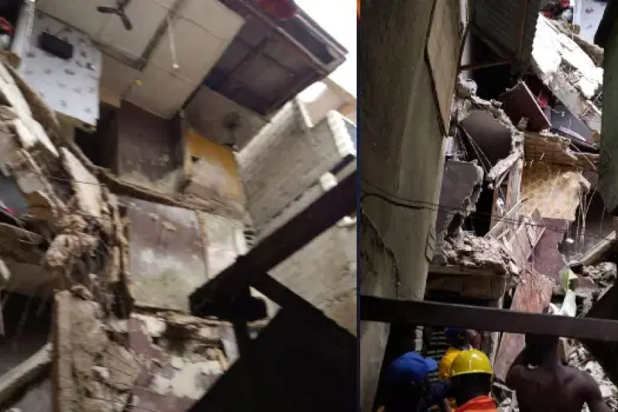 Three-storey building collapses on Lagos Island, many injured - The ...
